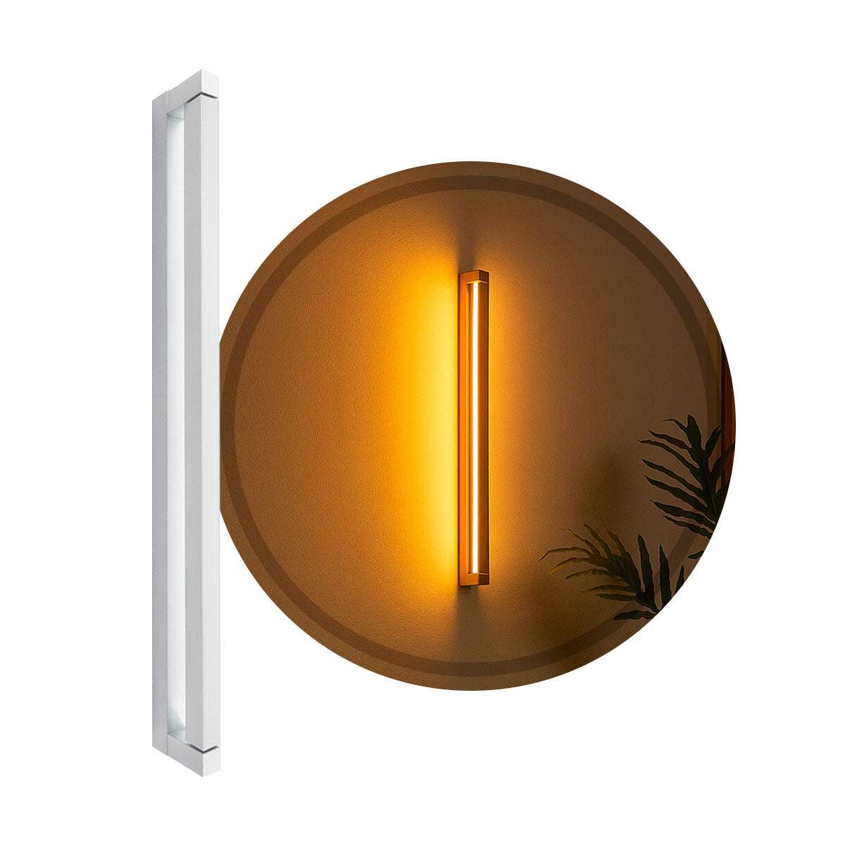 Arandela Lines Spotline LED 11W com Interruptor 3000K Bivolt 58cm ST32