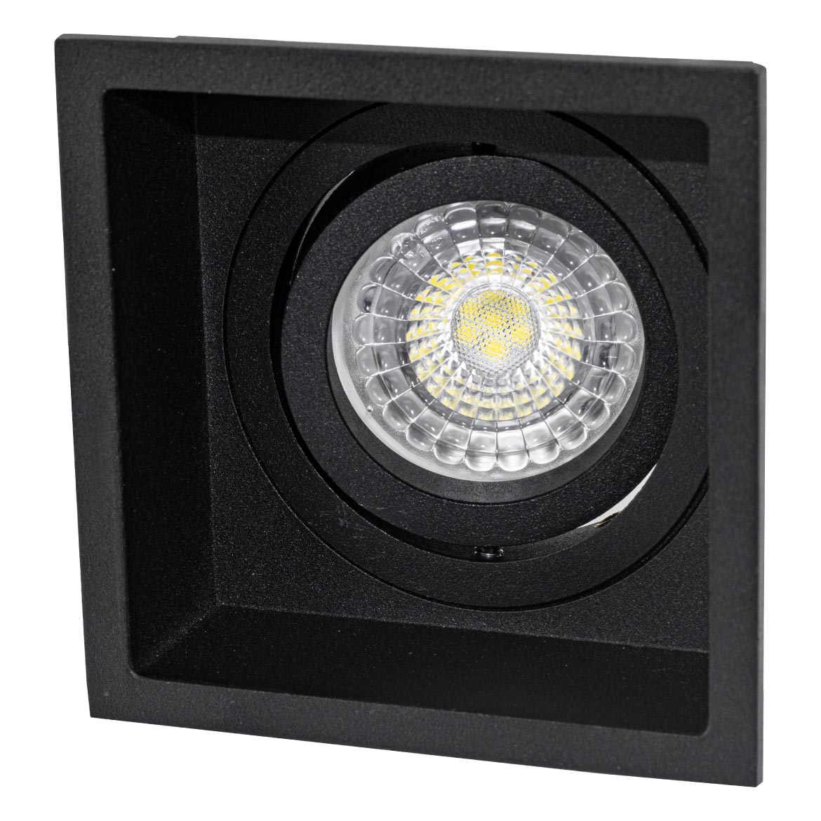 Spot Embutir Slim Frame Preto Conect GU10 p/MR11 YA001B